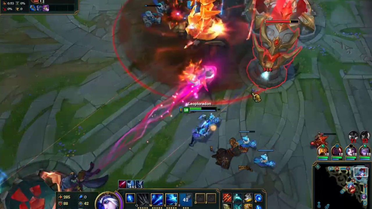 League Of Legends - Fun With Nexus Siege #1 - YouTube