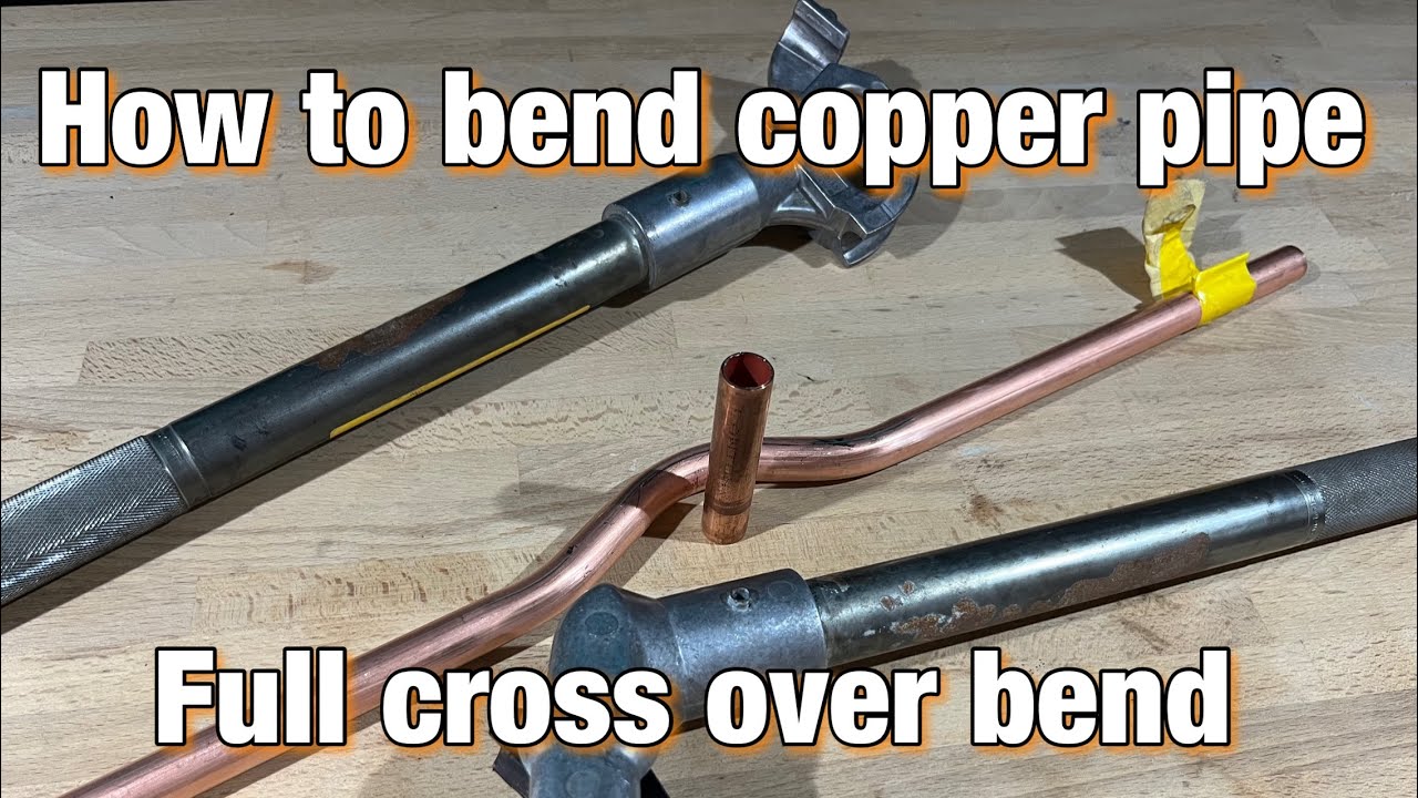 How To Bend Copper Pipe Full Cross Over copper plumbing subscribe