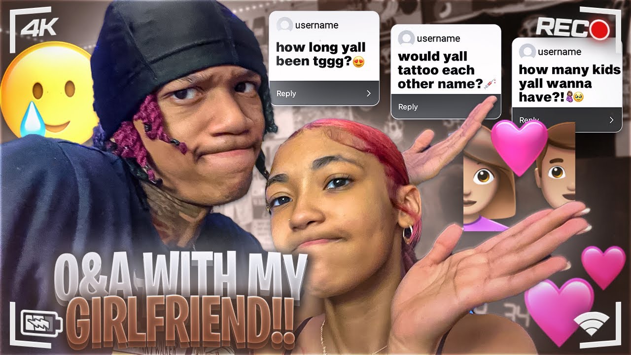 Q&A With My Girlfriend ||Get To Know Us 👀 - YouTube