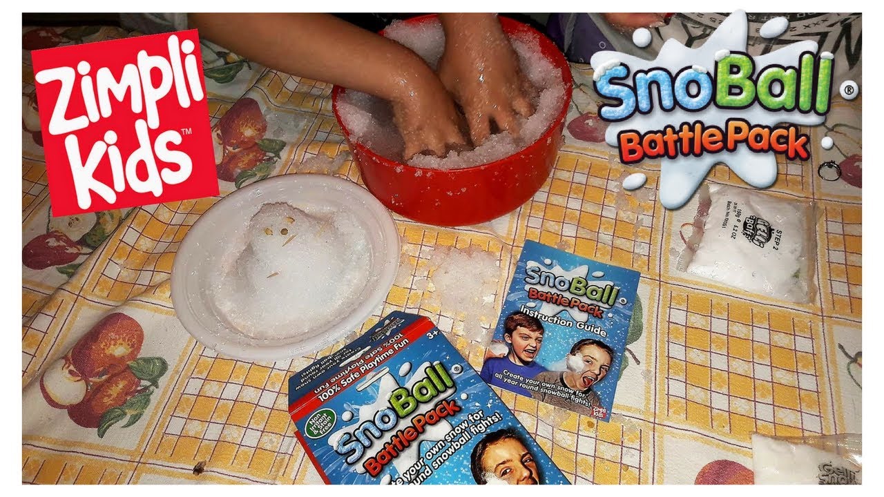 Giochiamo con le Snowball Zimpli Kids - YouTube