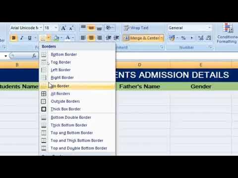 How to create a tab and drafting on Microsoft Excel - YouTube