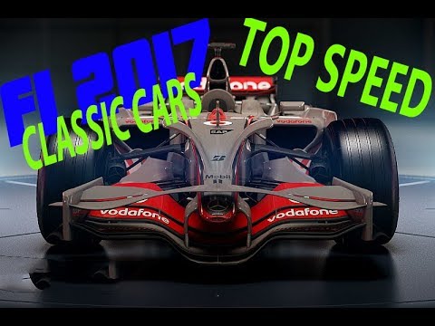 NEW F1 2017 GAME - ALL CLASSIC CARS TOP SPEED! [INCLUDING 1988 MCLAREN ...