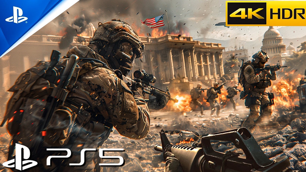 U.S EMBASSY ATTACK (PS5) Immersive ULTRA Realistic Graphics Gameplay ...