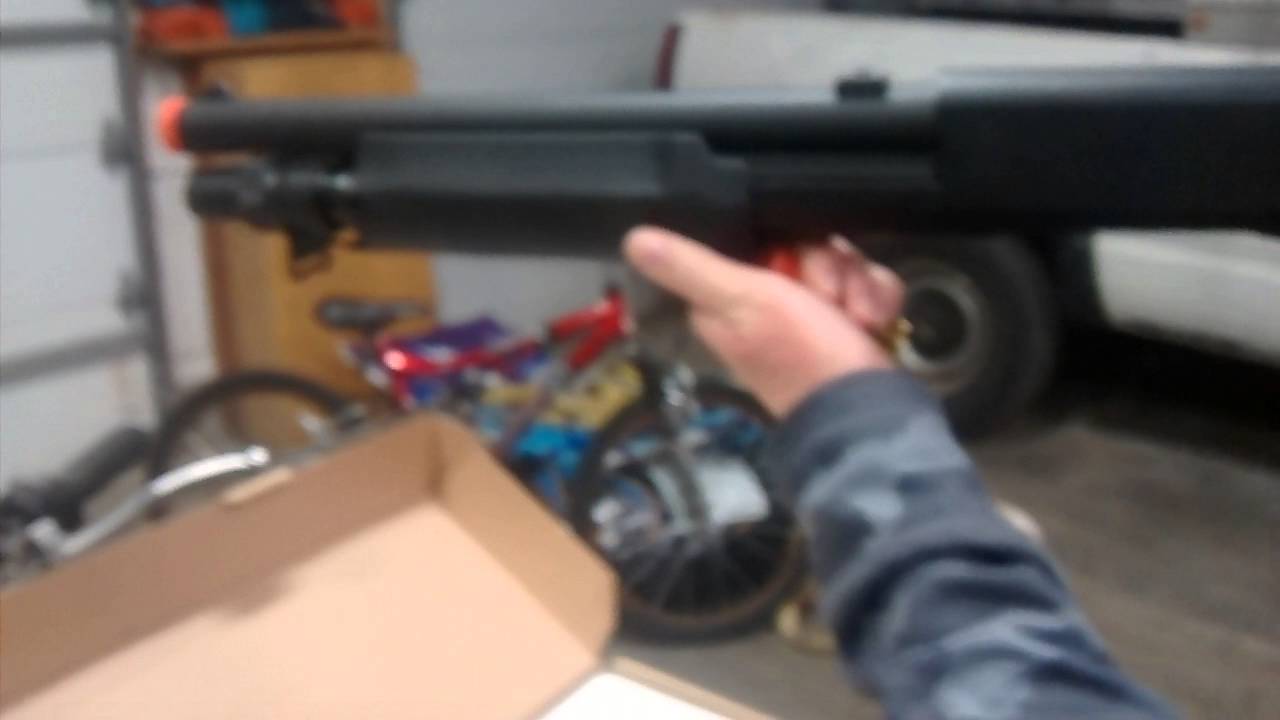 Unboxing 3 shot burst shotgun - YouTube