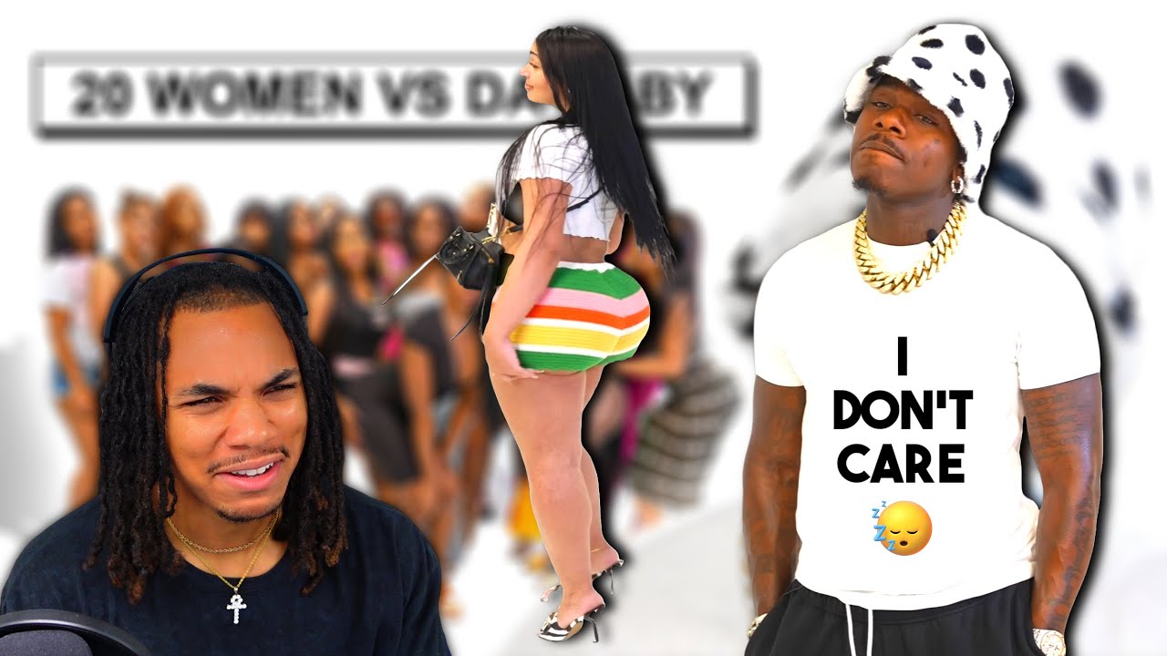20 BADDIES and DABABY Couldn't Care Less...😩| Ra Reacts: 20 WOMEN VS 1 RAPPER: DABABY - YouTube