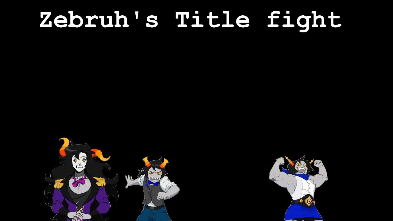 Zebruh's title fight - YouTube