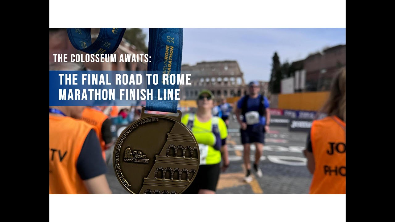 The Colosseum Awaits - Road to 2024 Rome Marathon Finish Line - YouTube