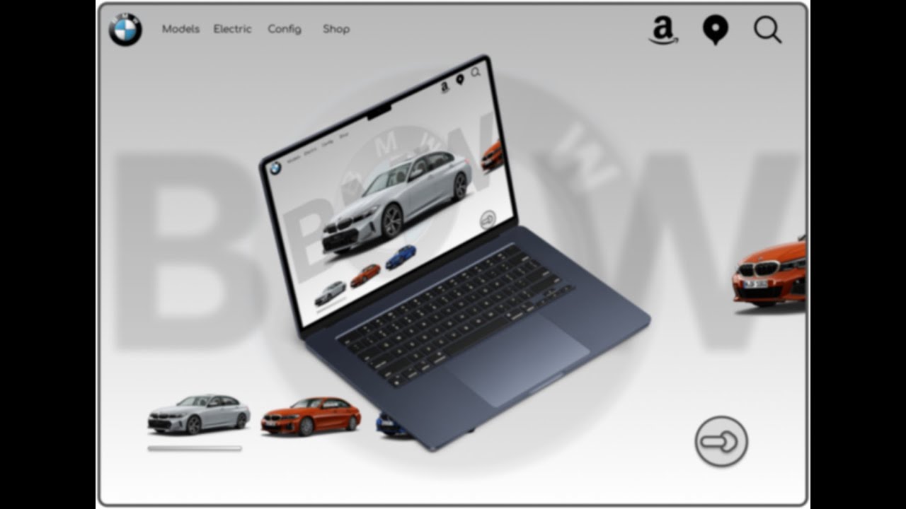 BMW Car Prototype Animation | Designed in Figma - YouTube