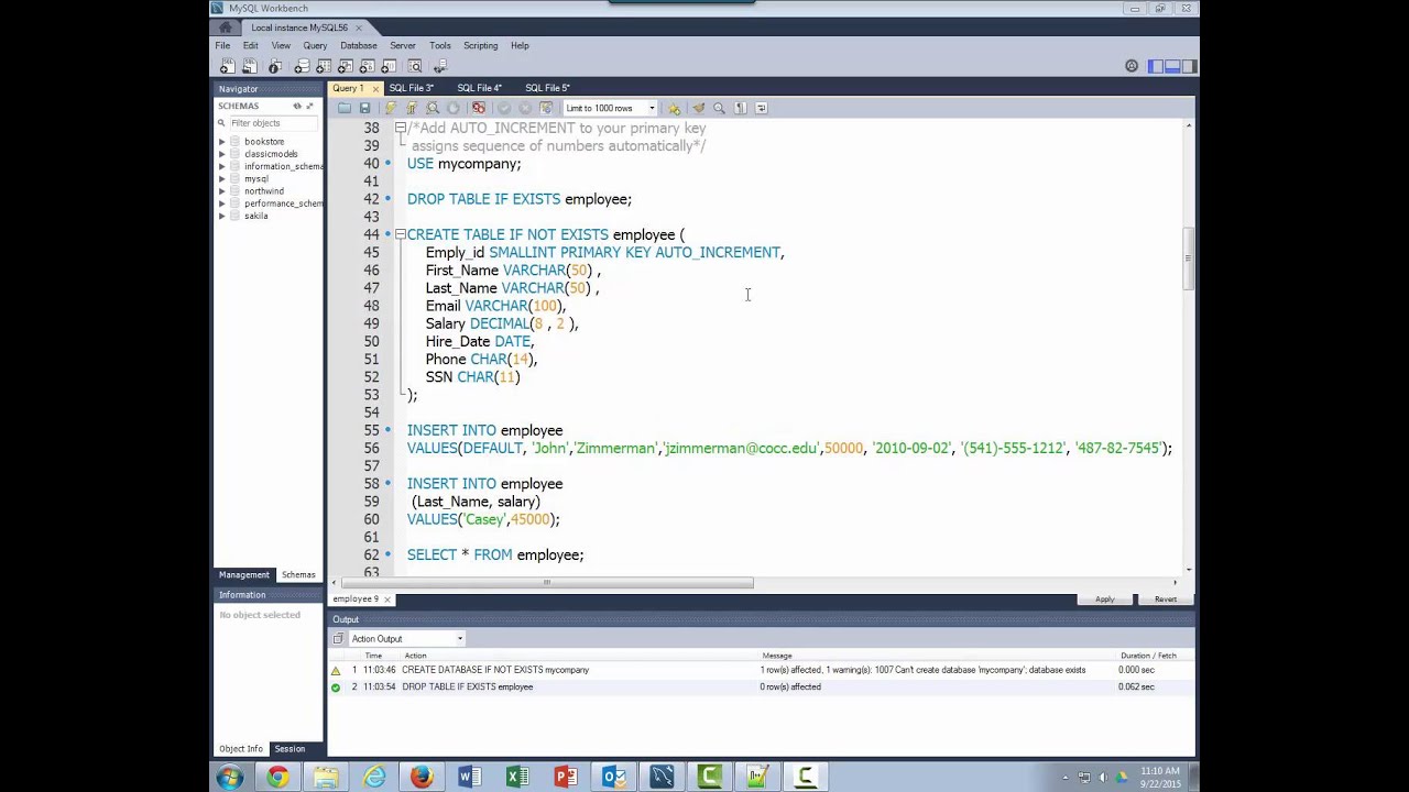 Autoincrement Youtube