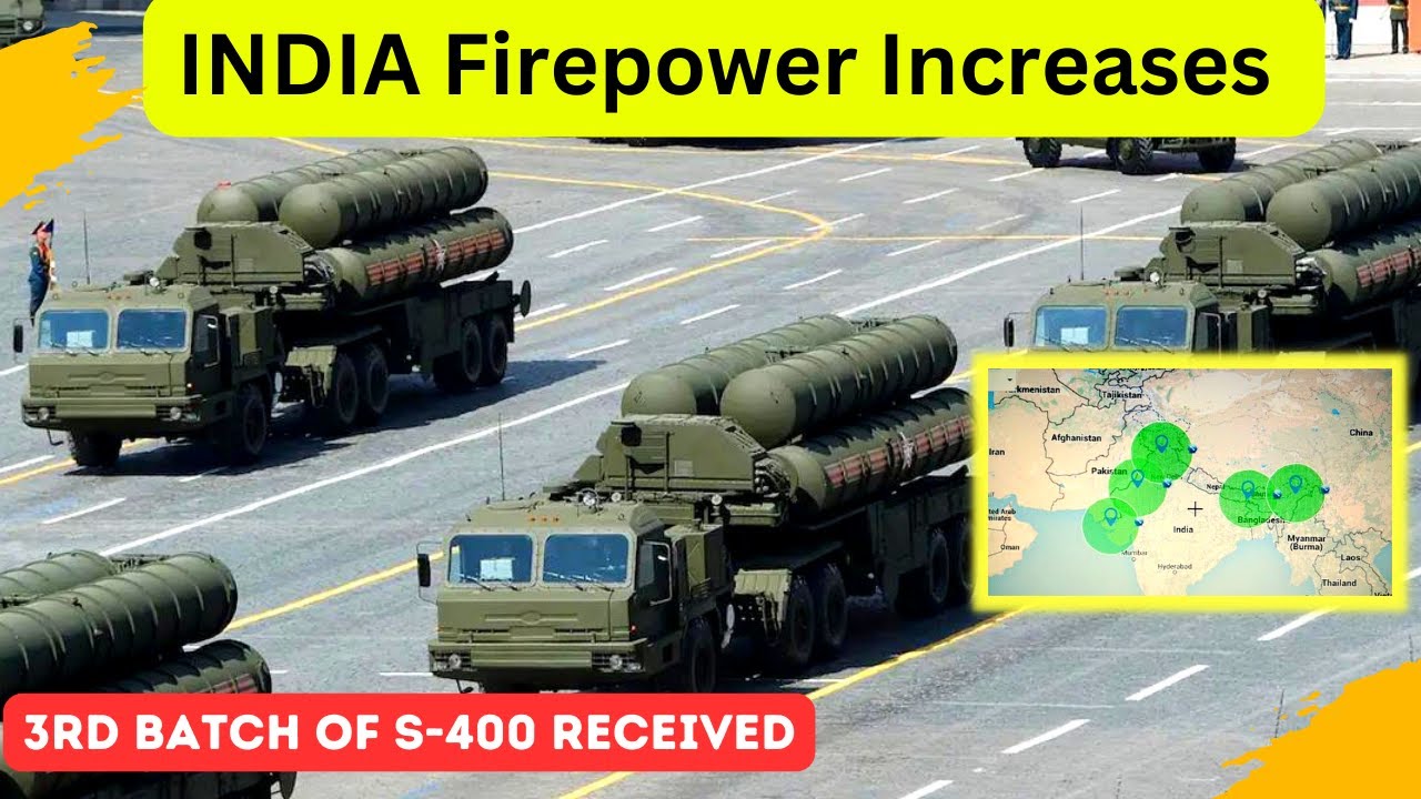 INDIA Firepower Increases Manifold with S-400 Missiles | India Defence ...