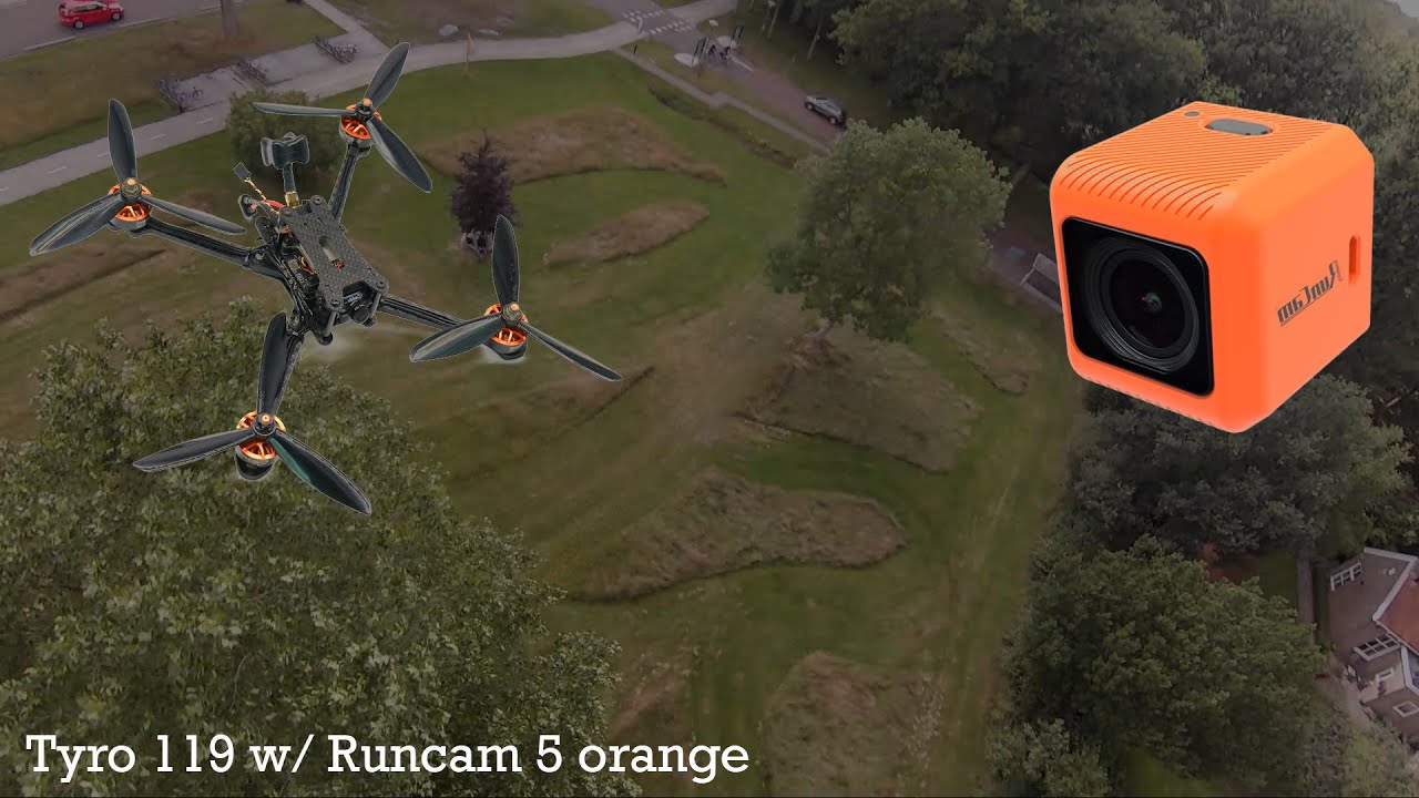 Eachine Tyro 119 w/ Runcam 5 orange FPV drone - YouTube
