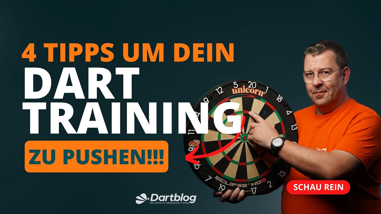 4 Tipps, um dein Dart Training zu verbessern. So wirst du im Wettkampf ...