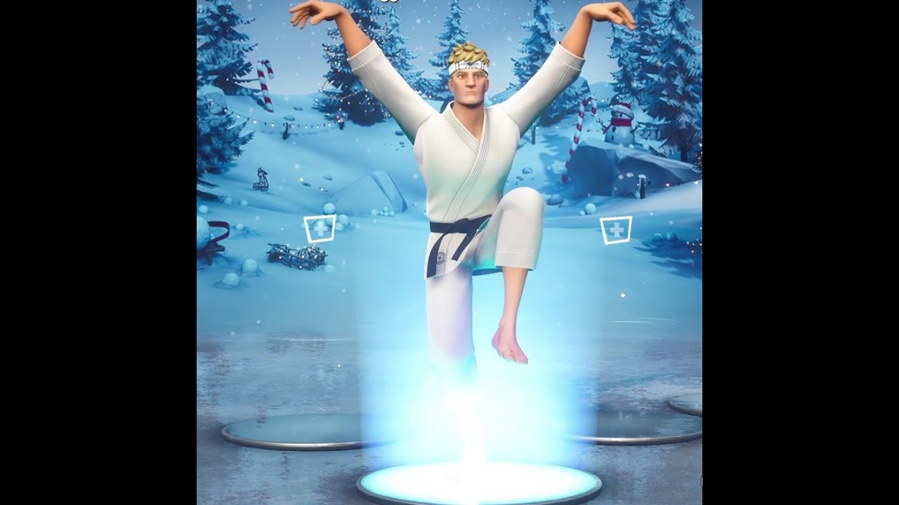 Daniel LaRusso Does The Crane Kick In Fortnite - YouTube