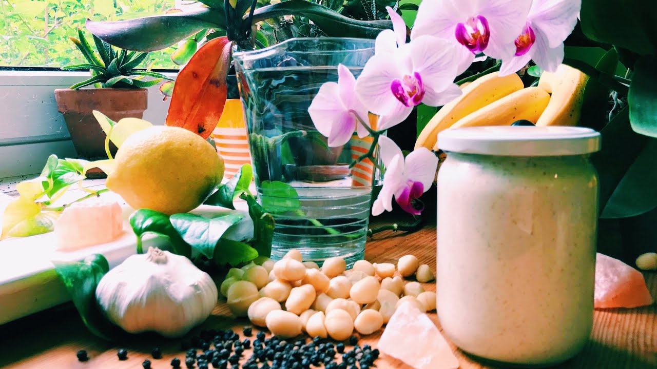 Garlic Macadamia Dressing ~ Take 3 - YouTube