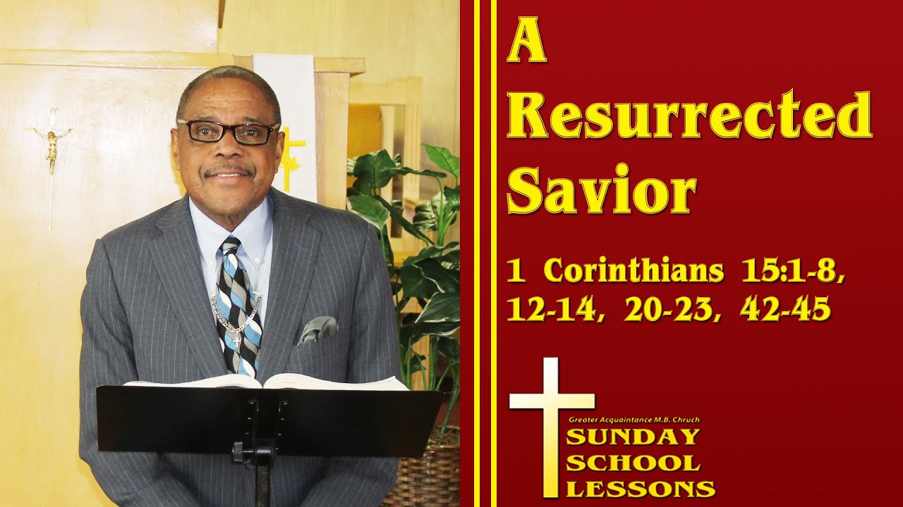 International Standard Sunday School Lesson. April 12, 2020. A ...
