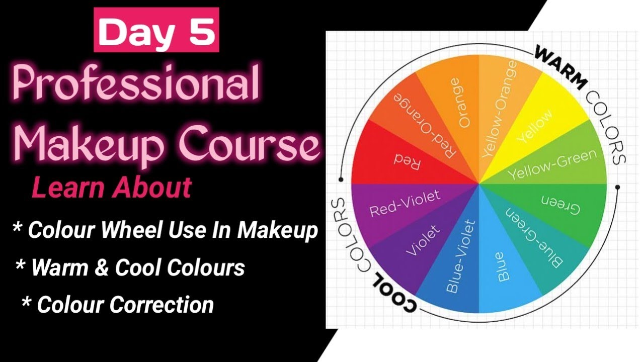 Day 5 || Online Professional Makeup Course || Colour Theory Colour ...