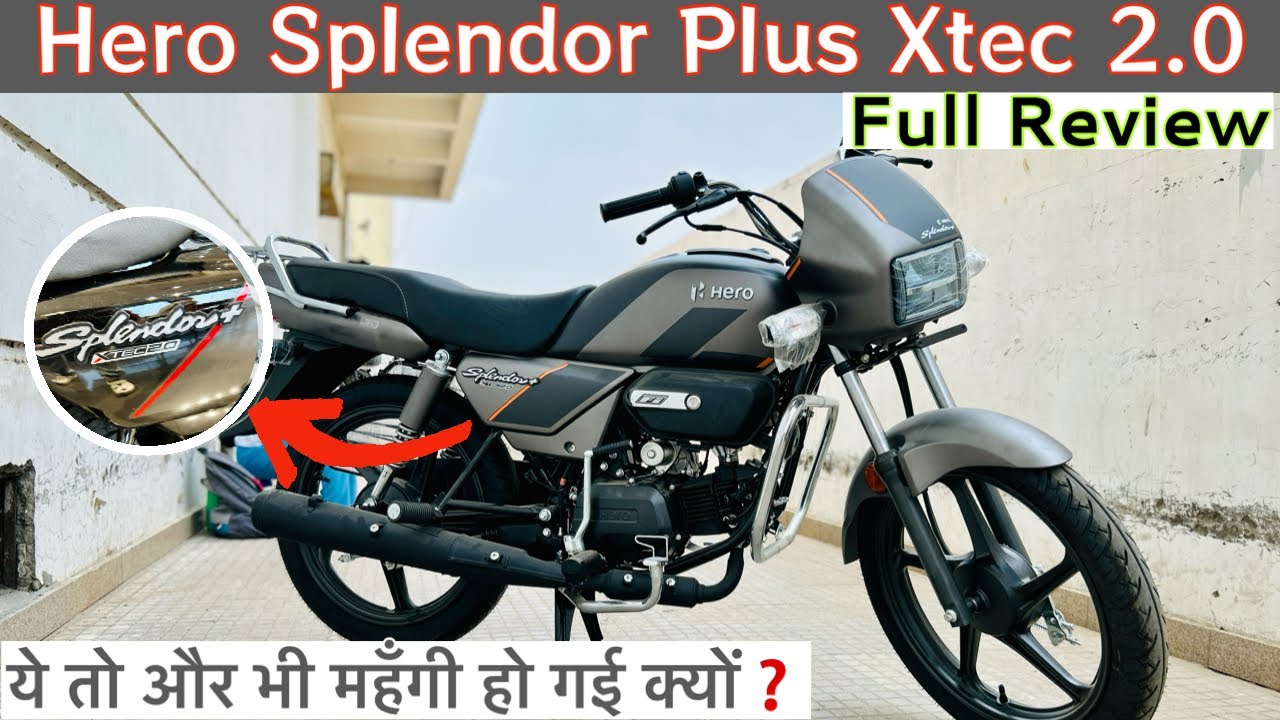 2024 Hero Splendor Plus Xtec 2.0 Full Review | Hero Splendor Plus Xtec ...