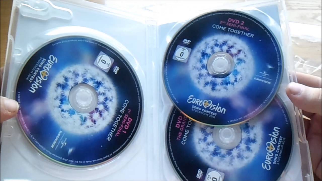 Eurovision Song Contest 2016 DVD (unboxing) - YouTube