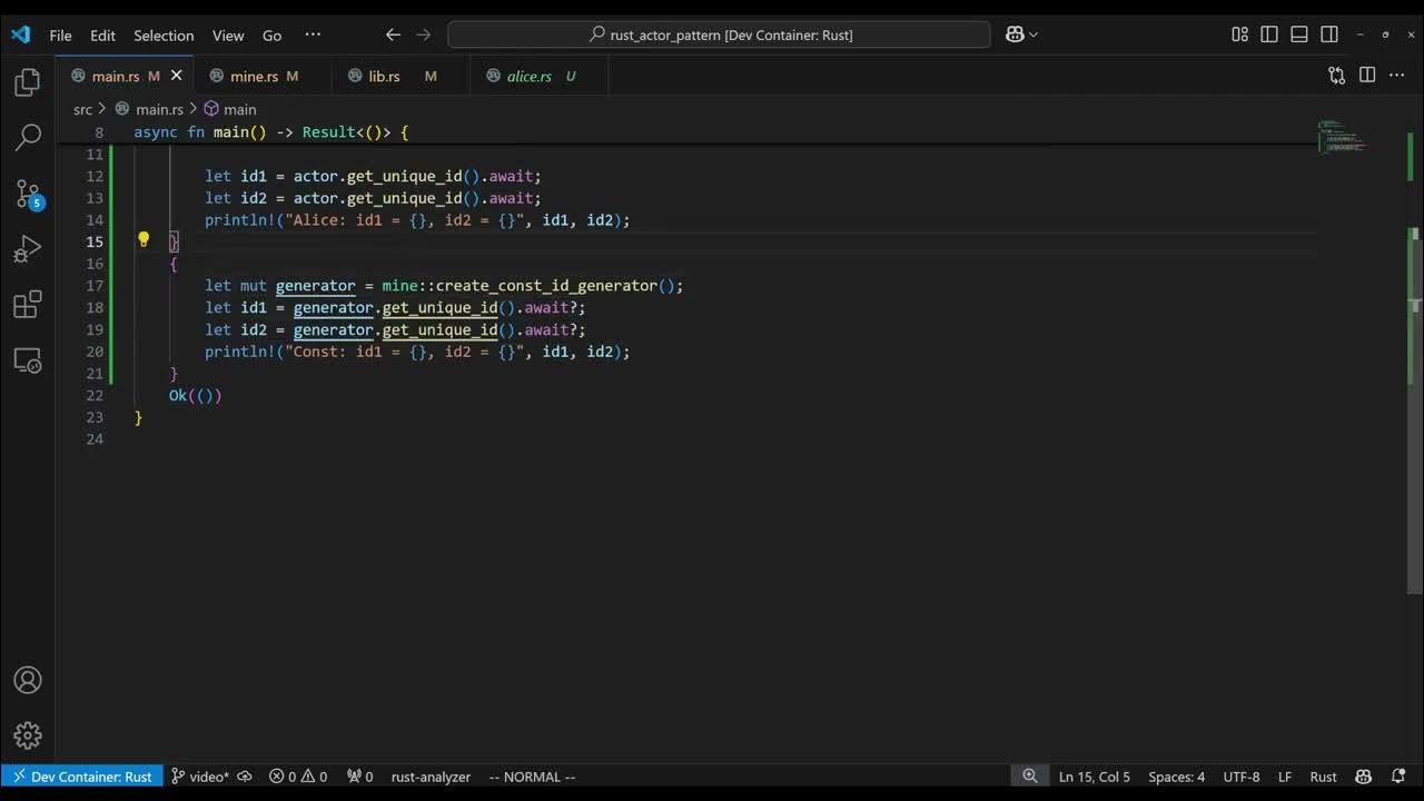 Rust Traits - Implementing the Actor pattern with traits - YouTube