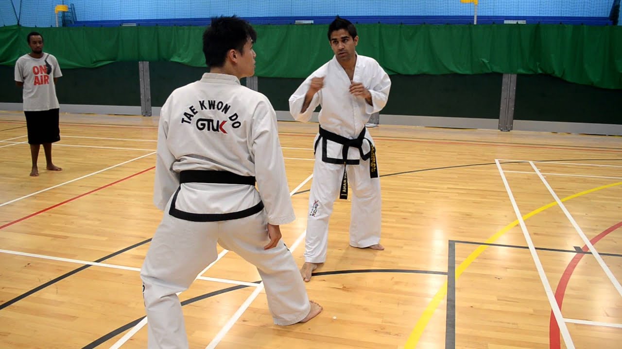 Introduction Turning Kick Sparring Drills for Beginners TKD - YouTube