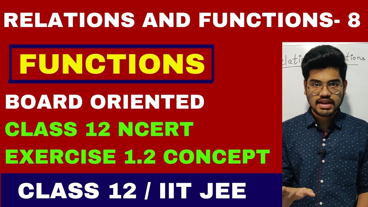 RELATIONS AND FUNCTIONS 8 | ONTO FUNCTION | INTO FUNCTION | ONE-ONE ...