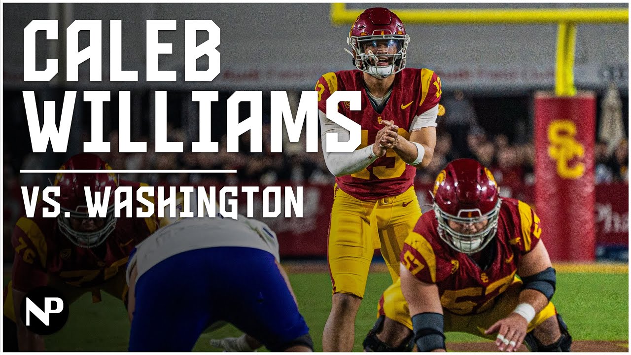 Caleb Williams vs. Washington Huskies - YouTube