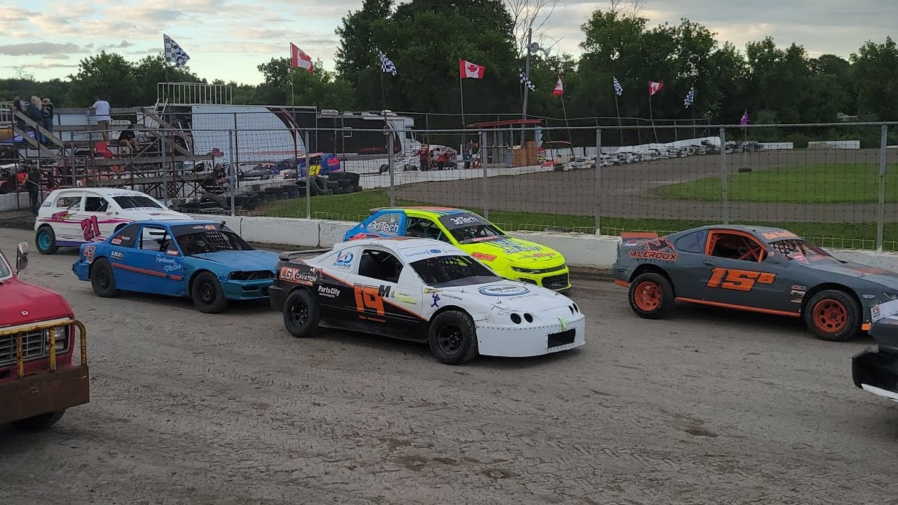 Cornwall speedway mini stock race 30june2024 - YouTube