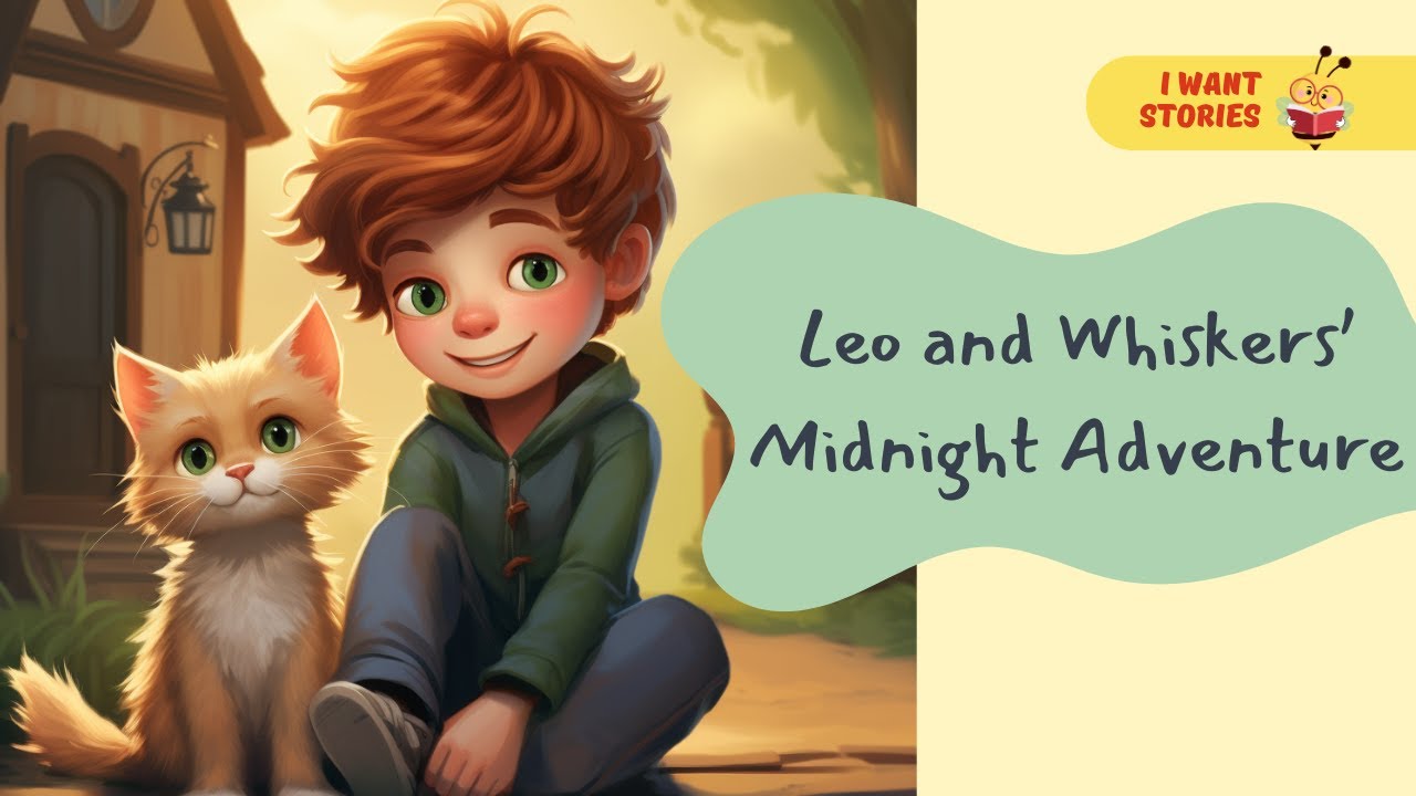Leo and Whiskers' Midnight Adventure | A Story for Kids in English ...