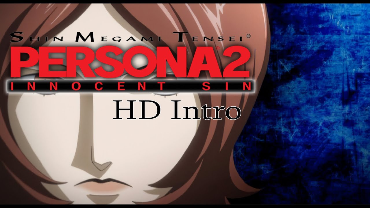 Persona 2 Innocent Sin PSP 4K HD intro - YouTube