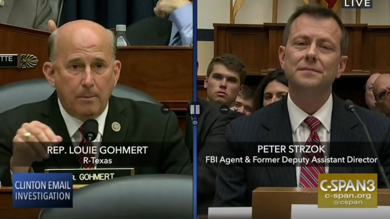 FBI Agent Peter Strzok's Hearing Descends Into A Shouting Match - YouTube