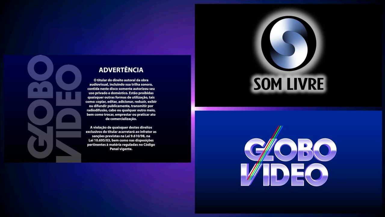 Minha Abertura (Remake) dos DVDs da Som Livre e Globo Video (2004 ...