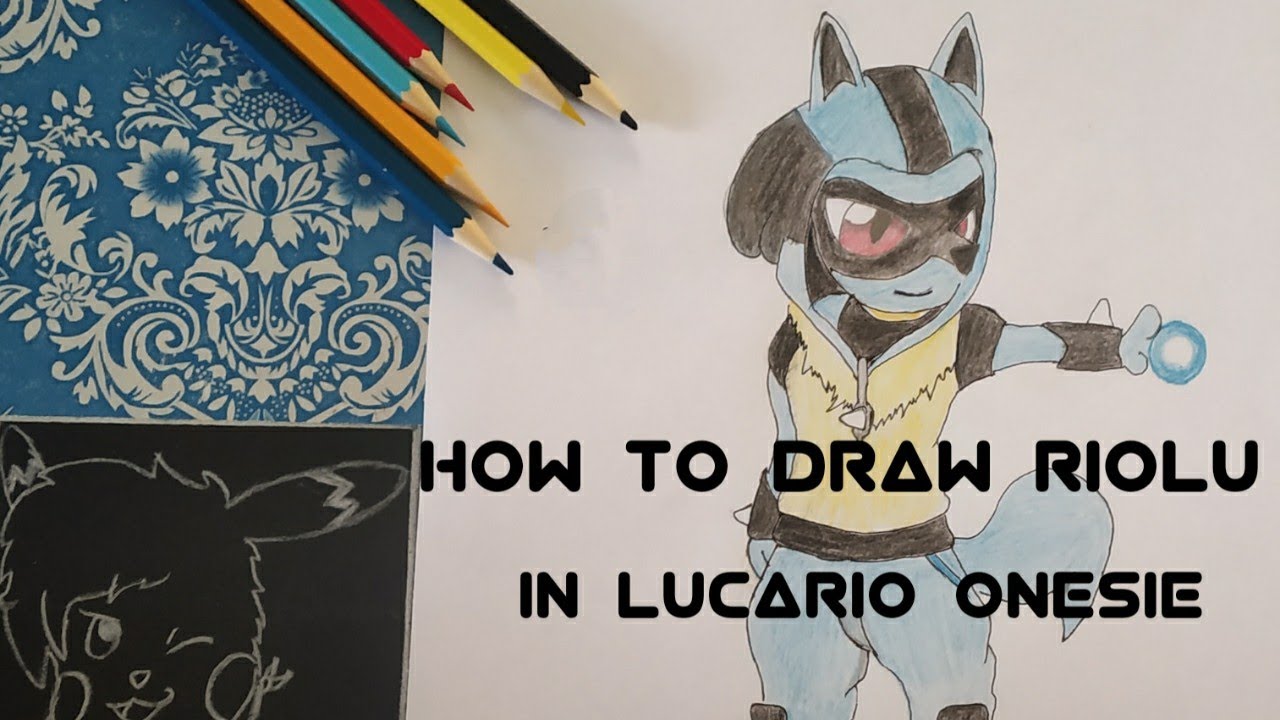 How to draw riolu part 2 - YouTube
