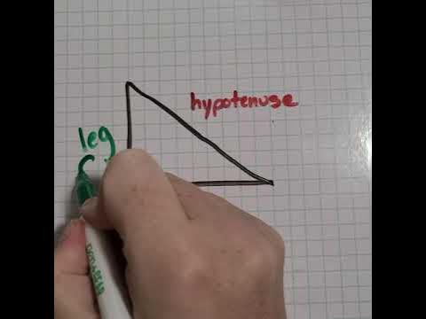 I can identify legs and hypotenuse of a right triangle. - YouTube