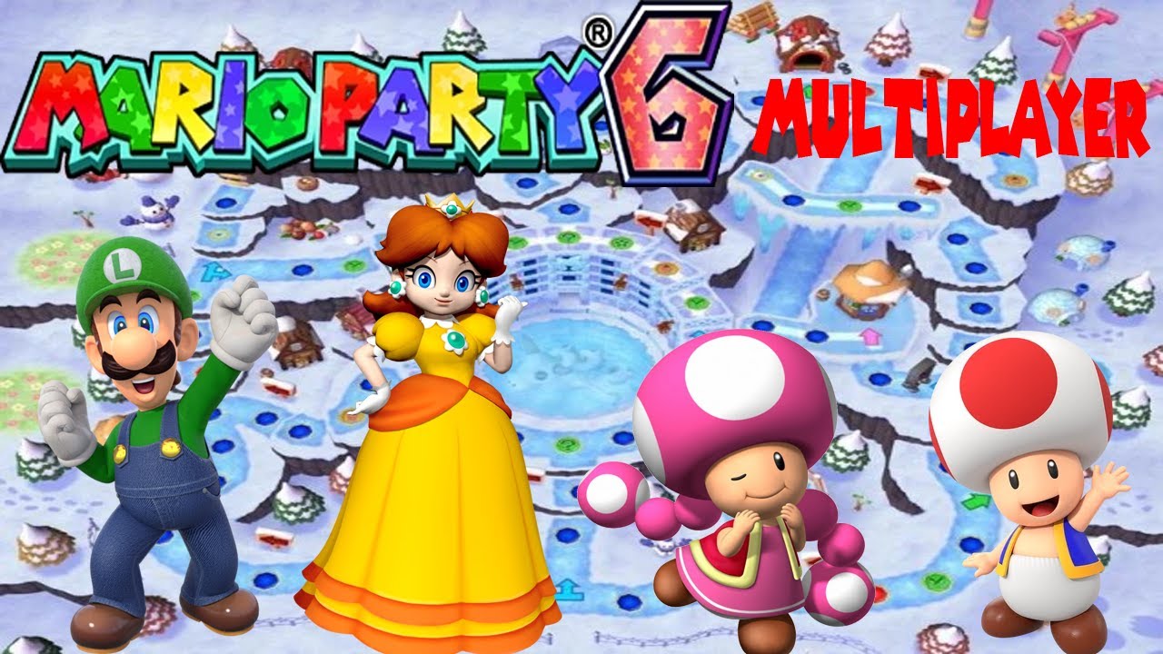Mario Party 6 Multiplayer Snowflake Lake - YouTube