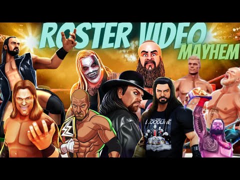 WWE MAYHEM || MY All #wwe #mayhem Roster || ROSTER Video 🤯😱 ...