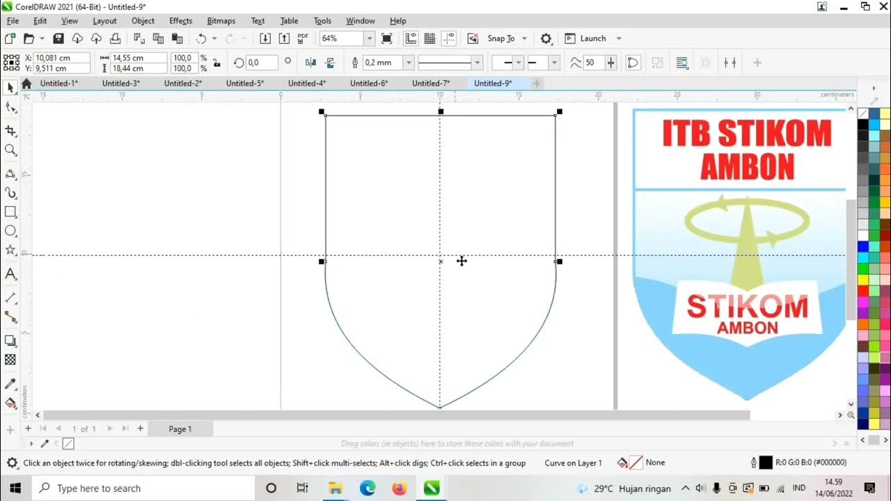 𝐔𝐓𝐒 𝐃𝐞𝐬𝐚𝐢𝐧 𝐆𝐫𝐚𝐟𝐢𝐬 || 𝐌𝐞𝐦𝐛𝐮𝐚𝐭 𝐋𝐨𝐠𝐨 𝐊𝐚𝐦𝐩𝐮𝐬 & 𝐋𝐨𝐠𝐨 𝐍𝐚𝐦𝐚 || 𝐈𝐓𝐁 𝐒𝐭𝐢𝐤𝐨𝐦 𝐀𝐦𝐛𝐨𝐧 - YouTube