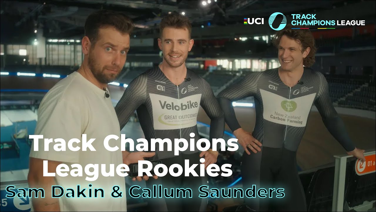 Track Champions League Rookies: Adam Blythe Meets Newbies Sam Dakin and Callum Saunders 🇳🇿 - YouTube