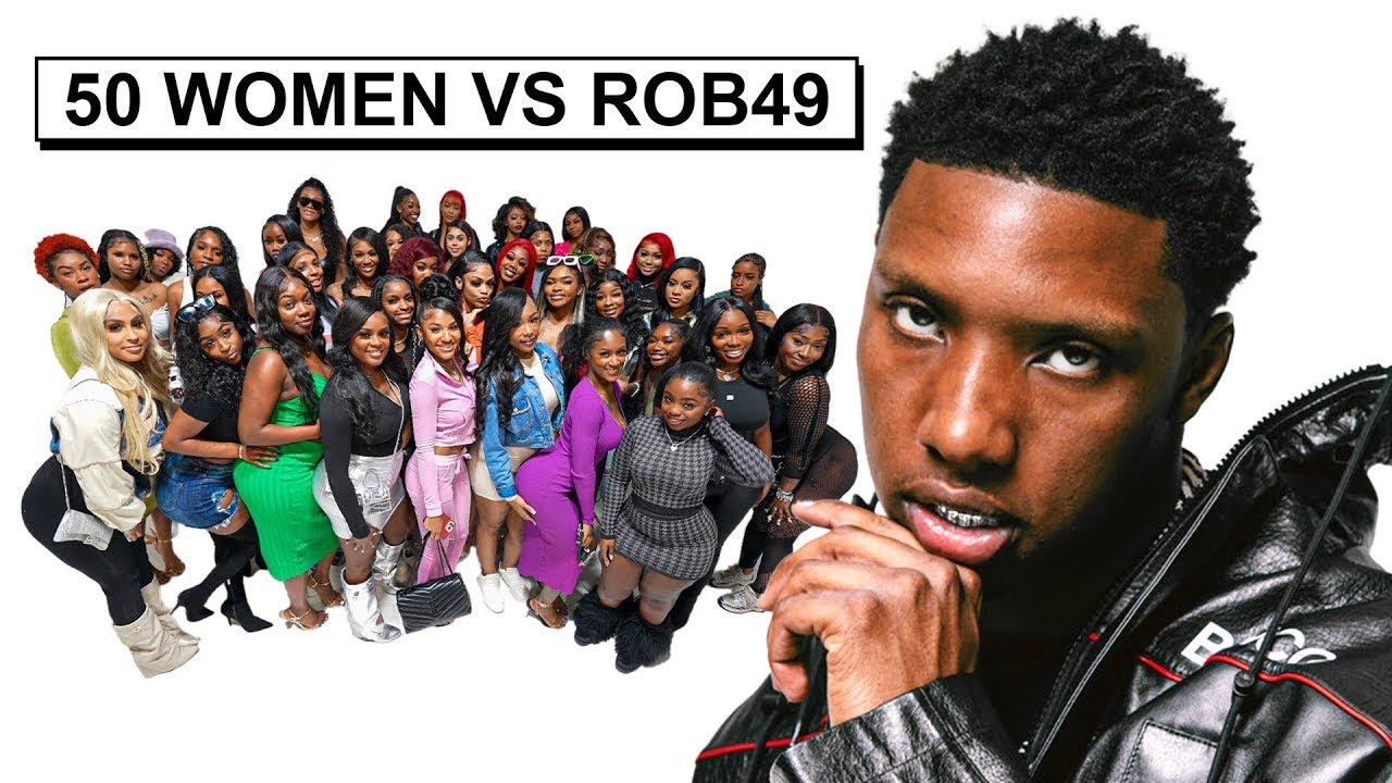 50 WOMEN VS 1 RAPPER ROB 49 | Asaucin Reacts - YouTube