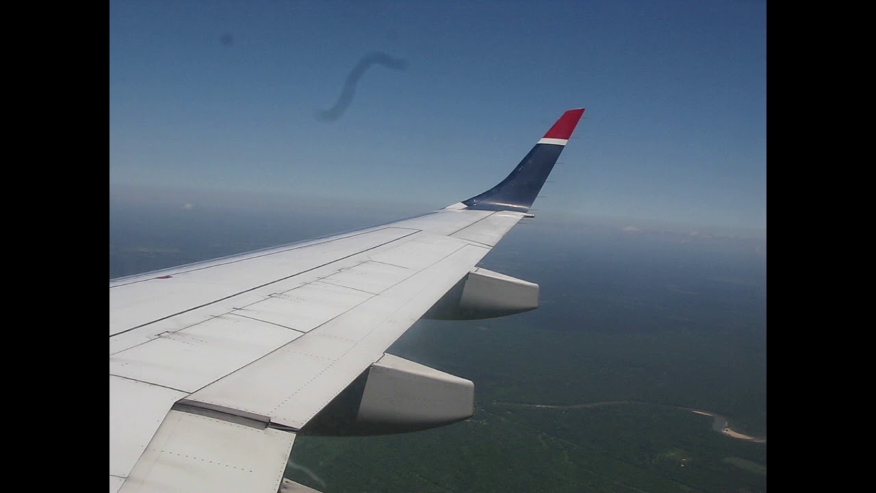 Philadelphia to Houston with US Airways, June 2014 - YouTube