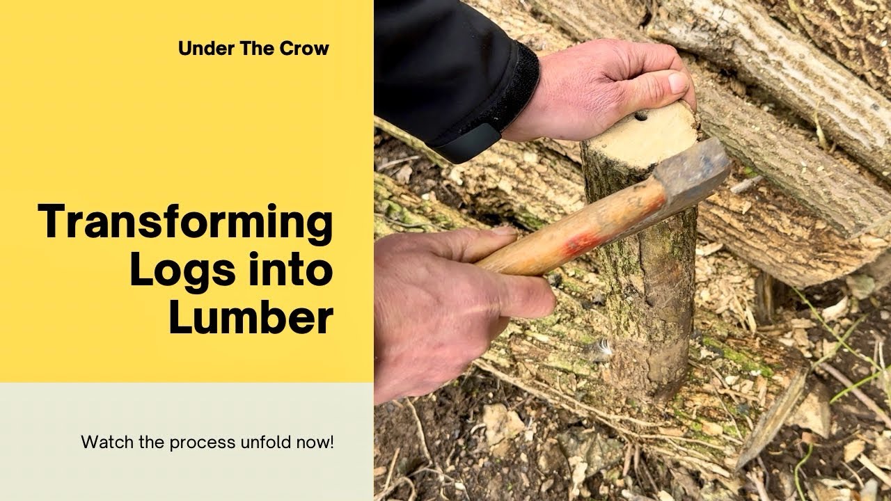 Can We Make Lumber Out Of Logs Without A Sawmill? - YouTube