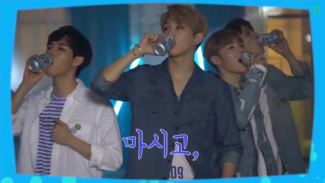 170719 하이트 TVC Making 강다니엘&옹성우 cut - YouTube