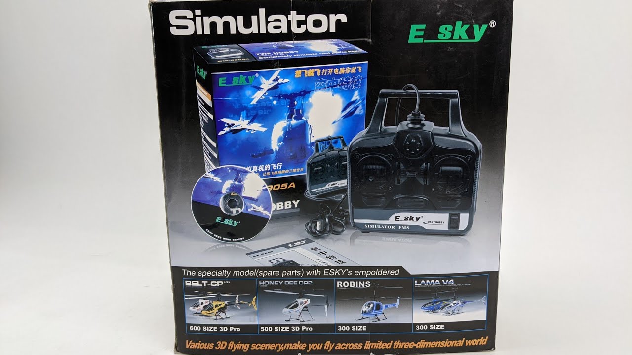 Simulator Esky 3D flying Scenery - YouTube