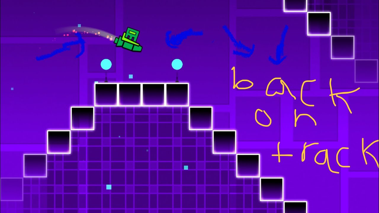 I beat level 2 in geometry dash - YouTube