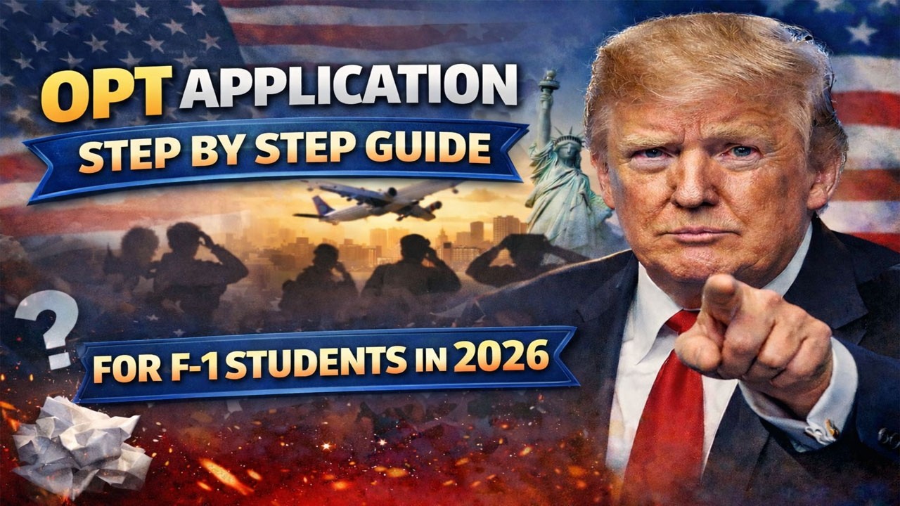 OPT Application 2026 COMPLETE Guide — Step By Step Process Every F-1 ...