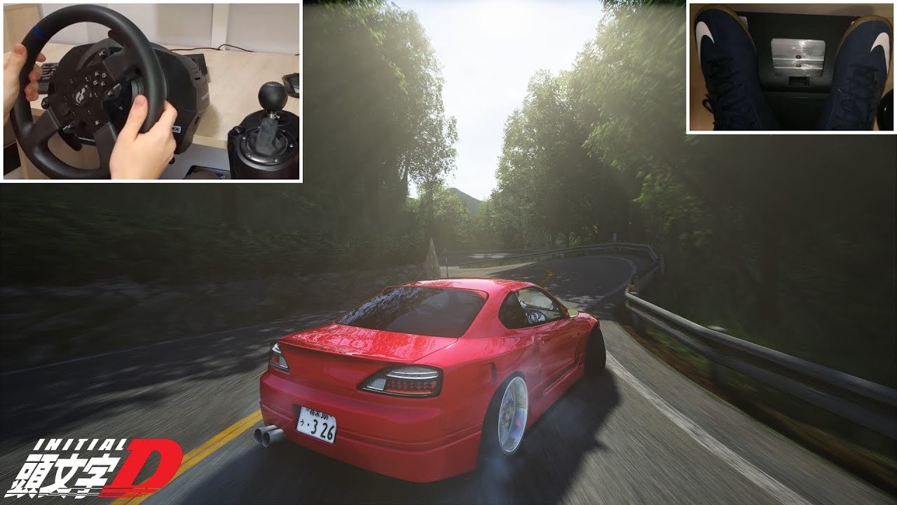Drifting Akagi Touge from InitialD in Nissan S15 | Steering Wheel ...