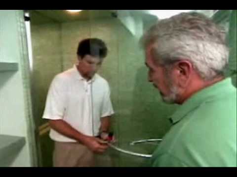 Bob Villa - Shower Doors - Installation of Bypass Shower Door - YouTube