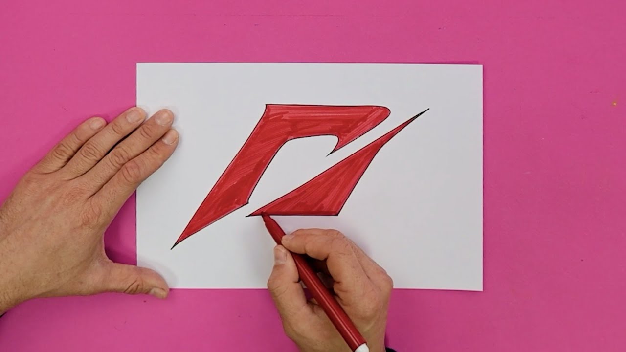 How to draw the EA Need for Speed (NFS) game logo - YouTube