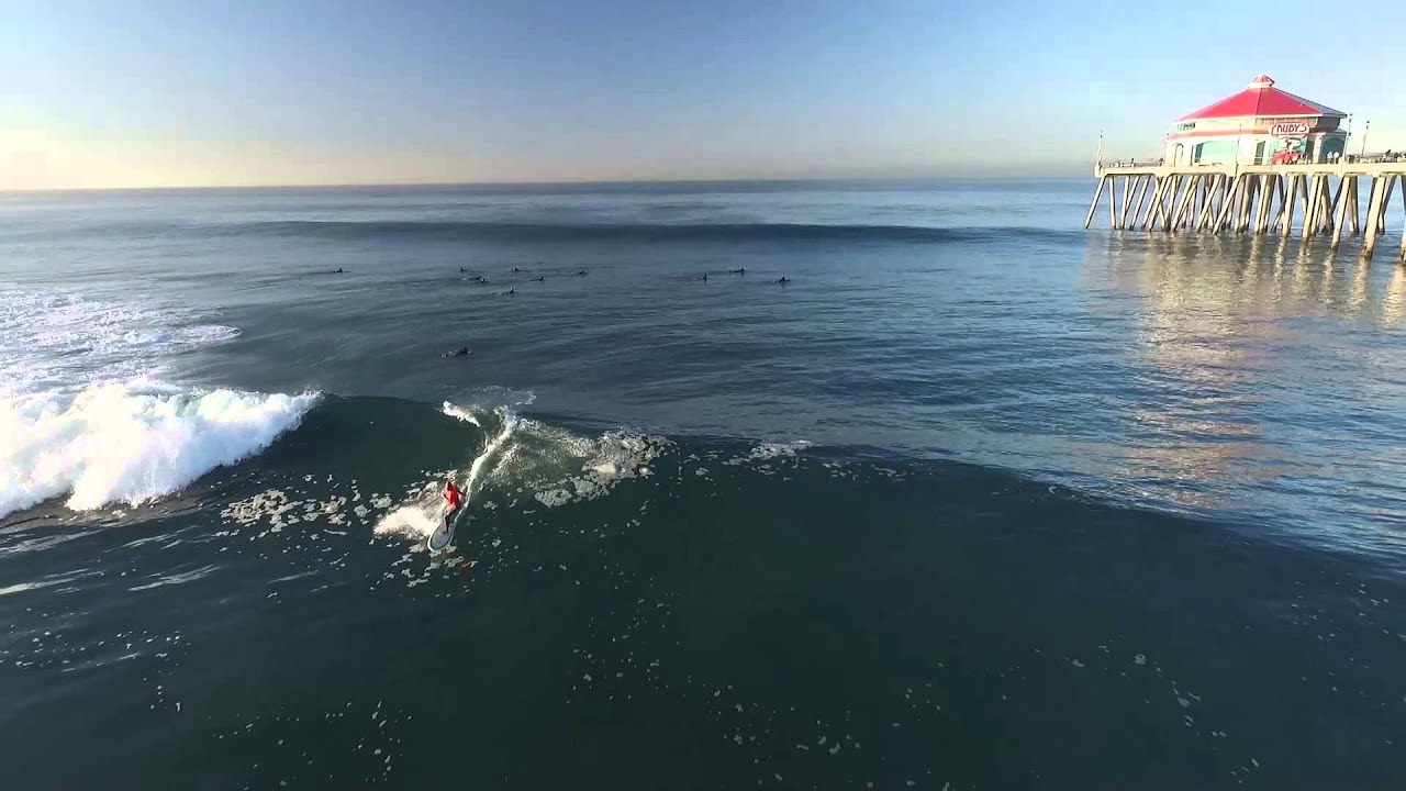 Surf Contest at Huntington Beach Pier- 02 25 16 - YouTube