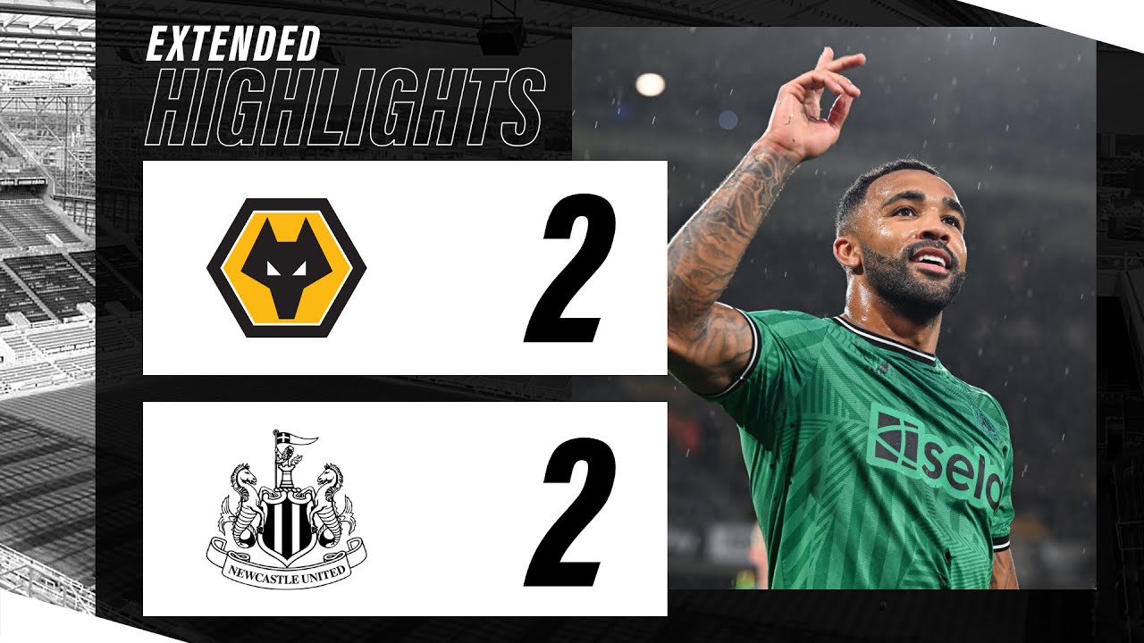 Wolves 2 Newcastle United 2 | EXTENDED Premier League Highlights - YouTube