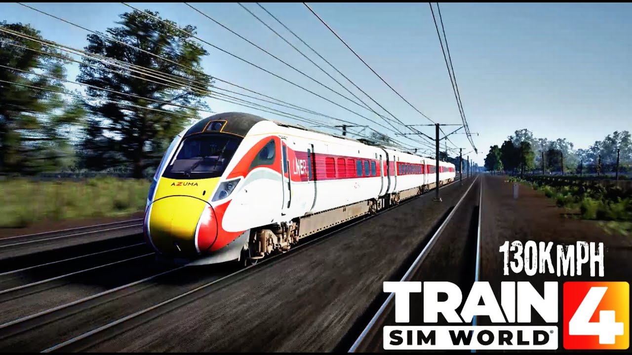 Driving LNER AZUMA Train | 130+kmph | Train sim world 4 | Full Gameplay ...